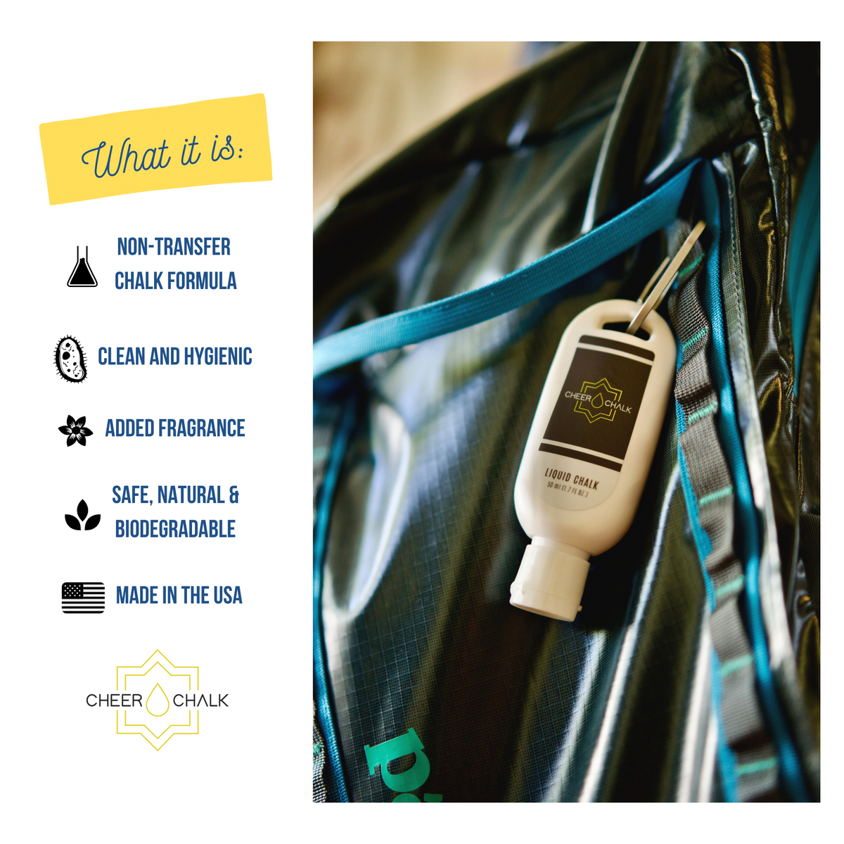 Best Liquid Chalk | Cheer Chalk ~ 50ml Bottle